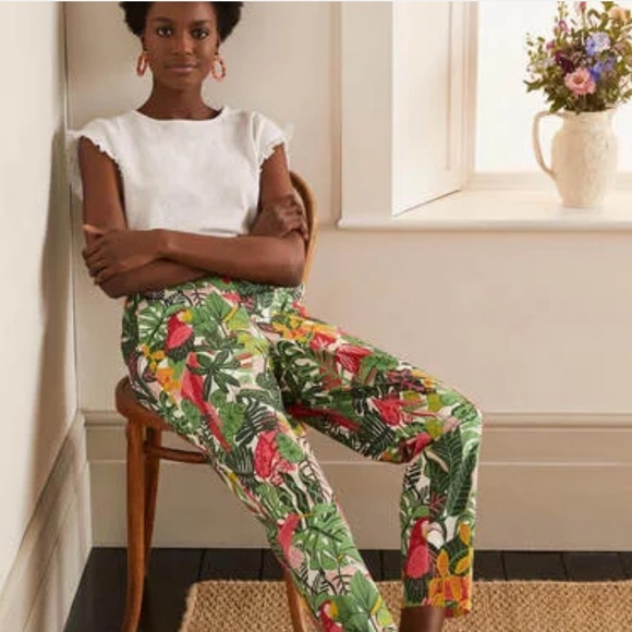 Boden | Pants & Jumpsuits | Boden Palm Leaf Paradise Jungle Pants ...